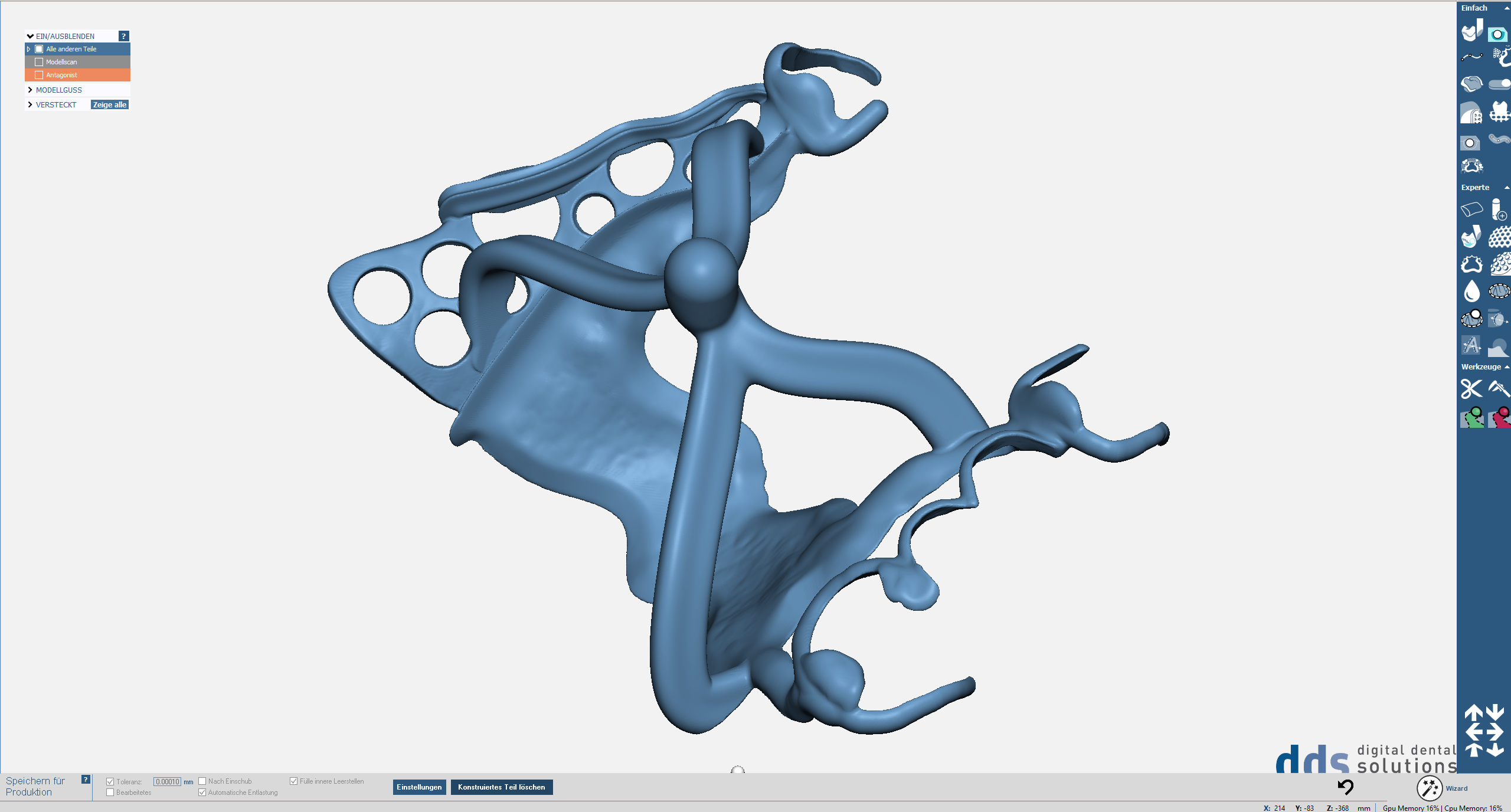dds dentalCAD partialCAD module | digital dental solutions